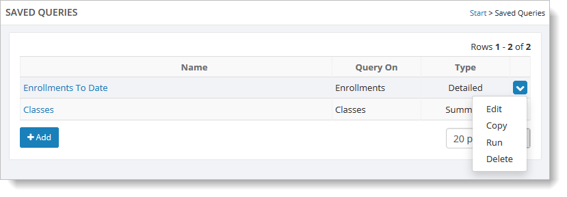User Queries Overview